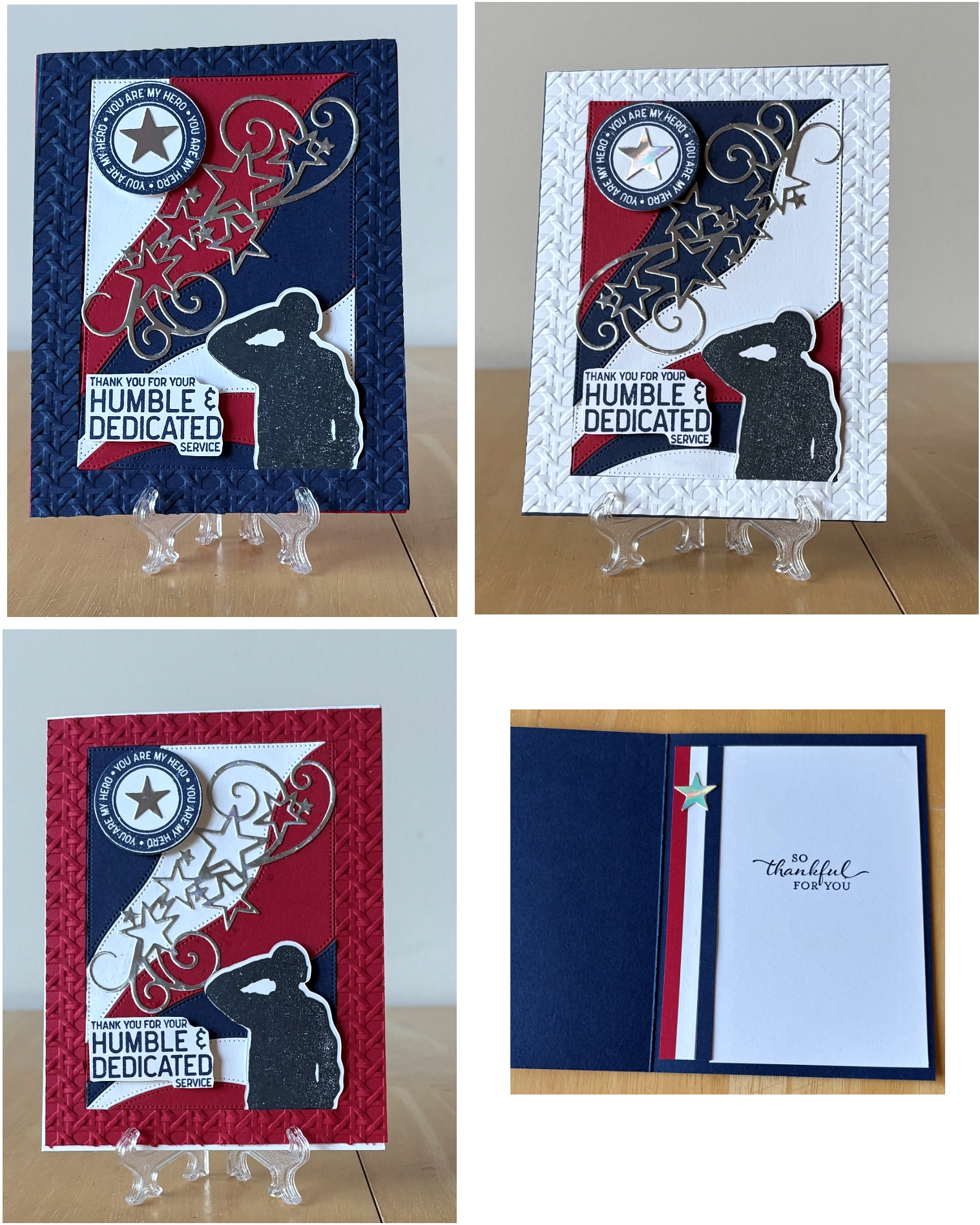 Loyal & True – Veterans Day Cards – Personally Created by Christine